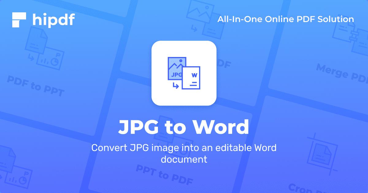 jpg to word converter tools are easy to find. But, which is efficient?
